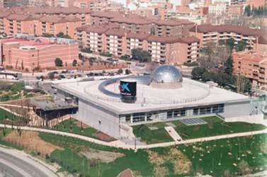 The Cosmocaixa Science Museum in Madrid Spain