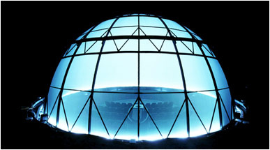 The Cosmocaixa Science Museum in Madrid Spain