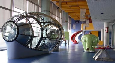 The Cosmocaixa Science Museum in Madrid Spain